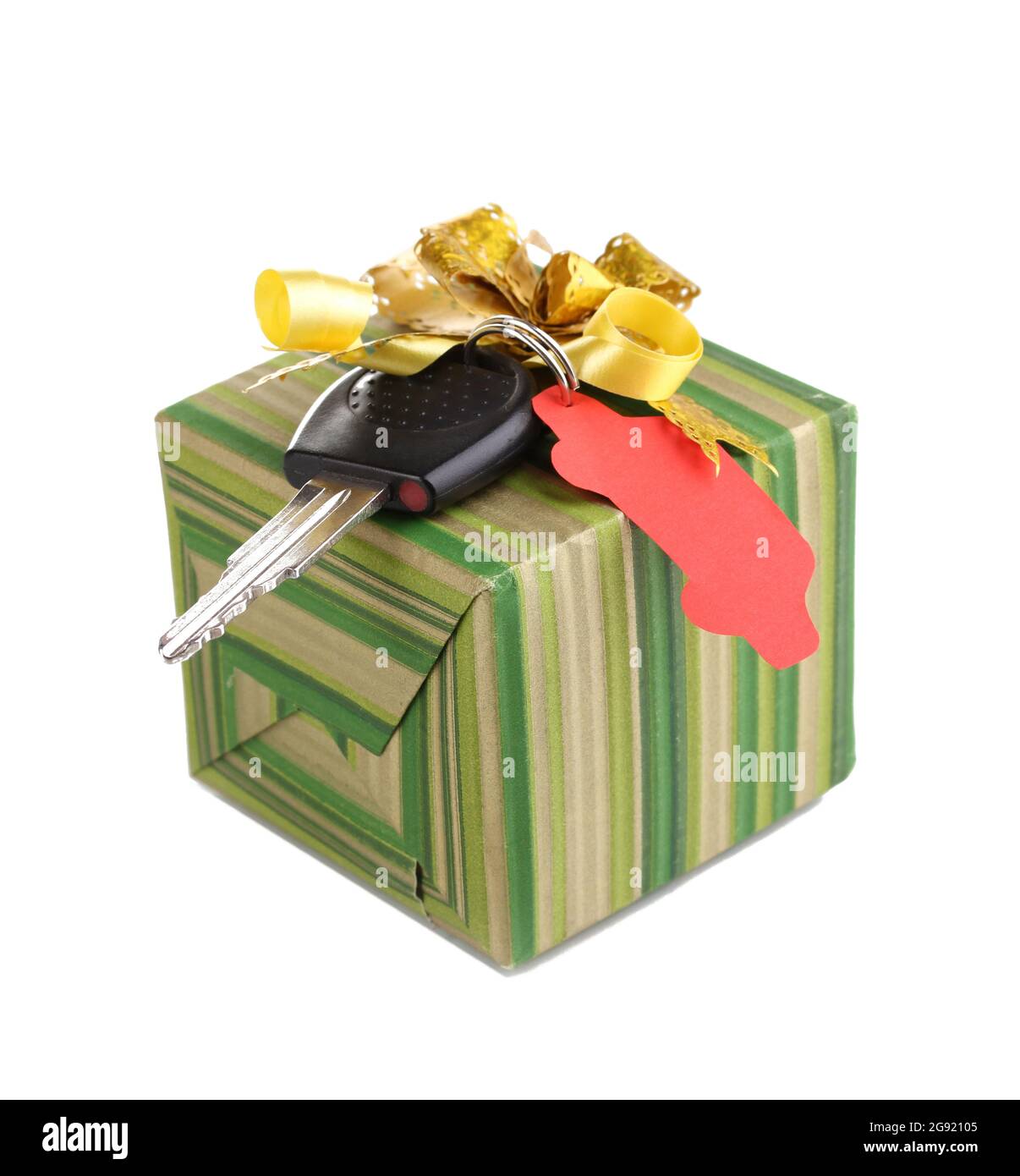 Car key gift box isolated hi-res stock photography and images - Alamy