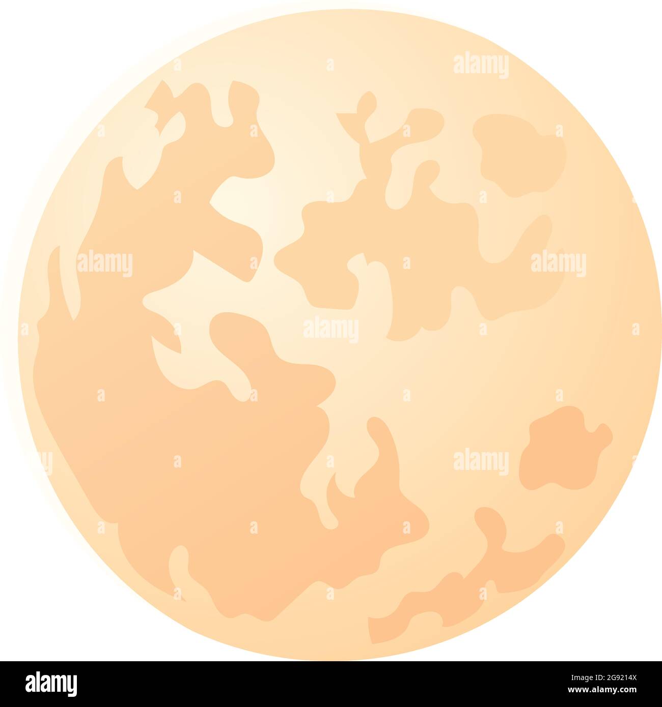 full moon in flat Stock Vector Image & Art - Alamy