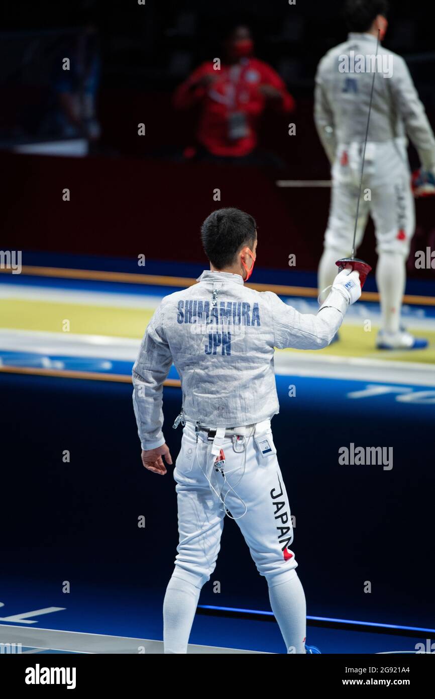 SHIMAMURA Tomohiro (JPN) Men's Sabre Individual Table of 64 JULY 24 ...