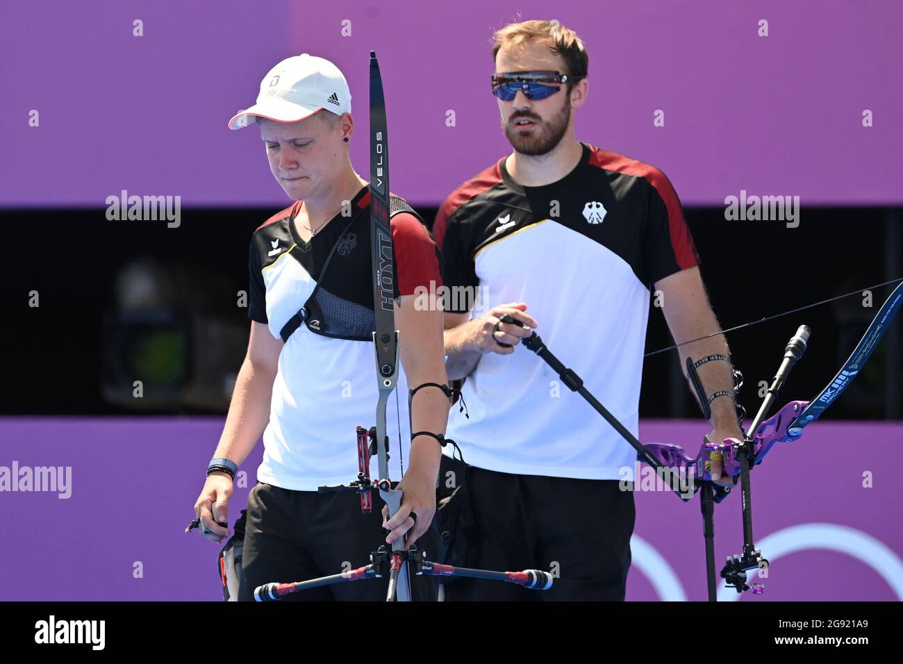 Tokyo, Japan. 24th July, 2021. Archery: Olympics, preliminary ...