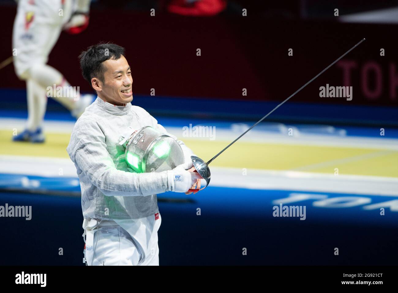 SHIMAMURA Tomohiro (JPN) Men's Sabre Individual Table of 64 JULY 24, 2021: Tokyo 2020 Olympic ...