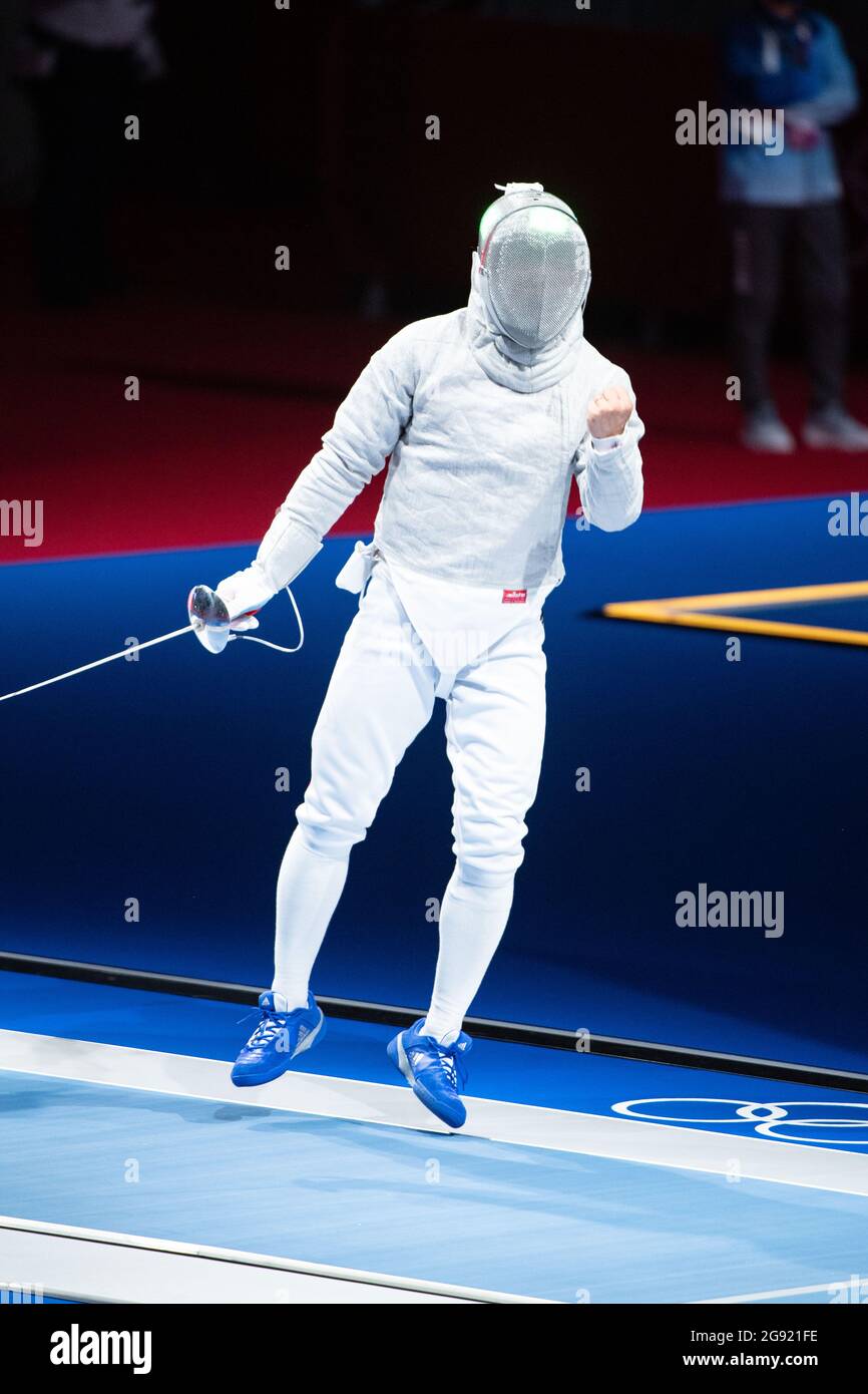 SHIMAMURA Tomohiro (JPN) Men's Sabre Individual Table of 64 JULY 24 ...