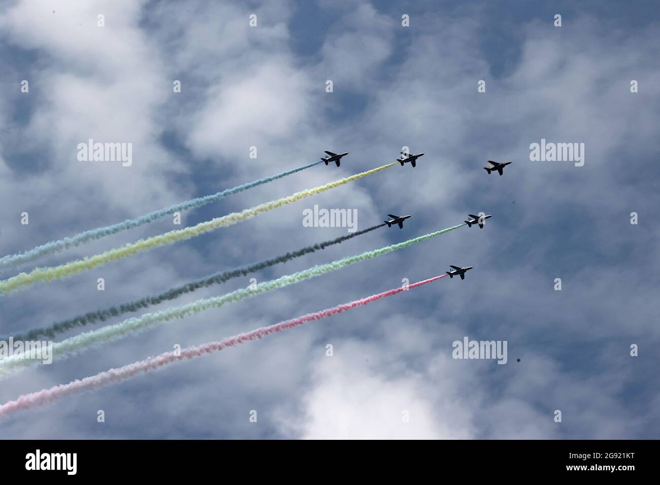 Tokyo, Japan. 23rd July, 2021. The Japanese Air Self-Defense Force's ...