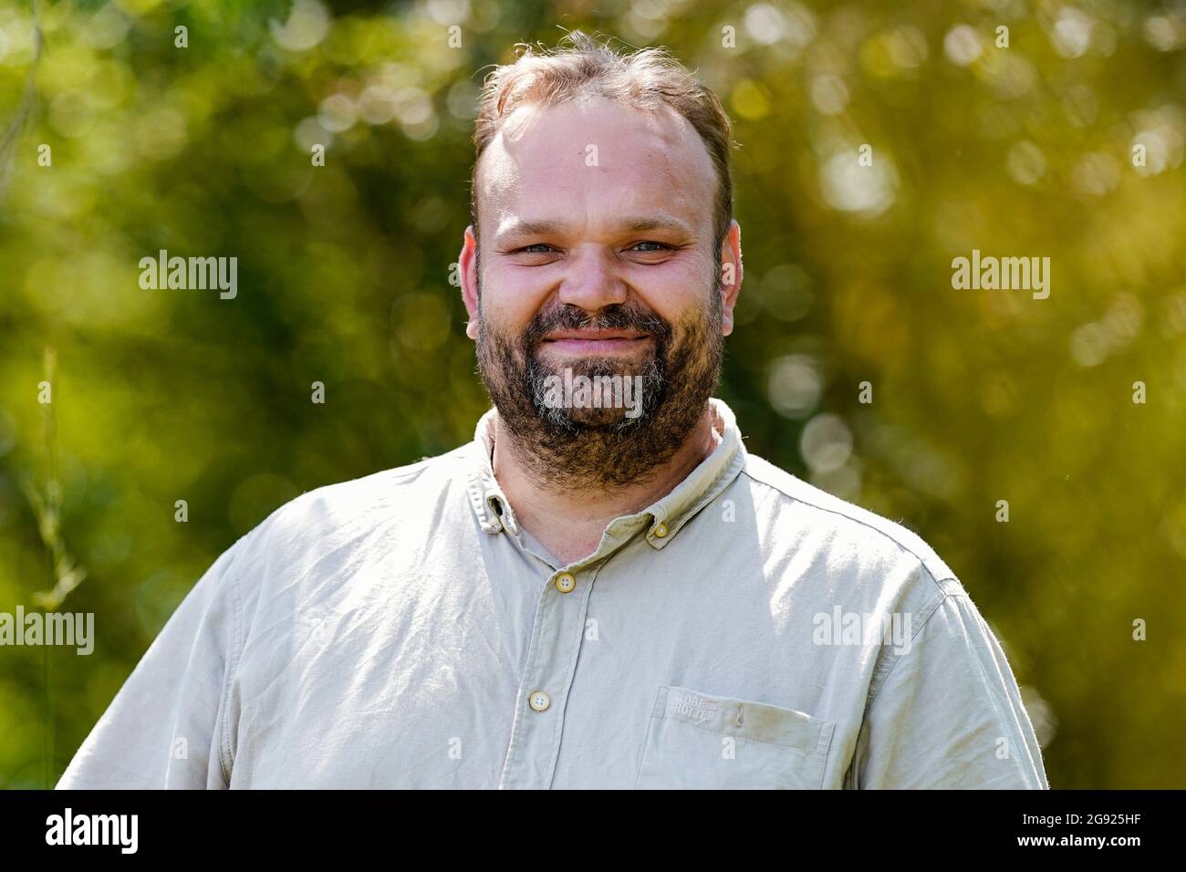 Ludwigshafen, Germany. 11th June, 2021. Marco Wagemann, biologist and ...