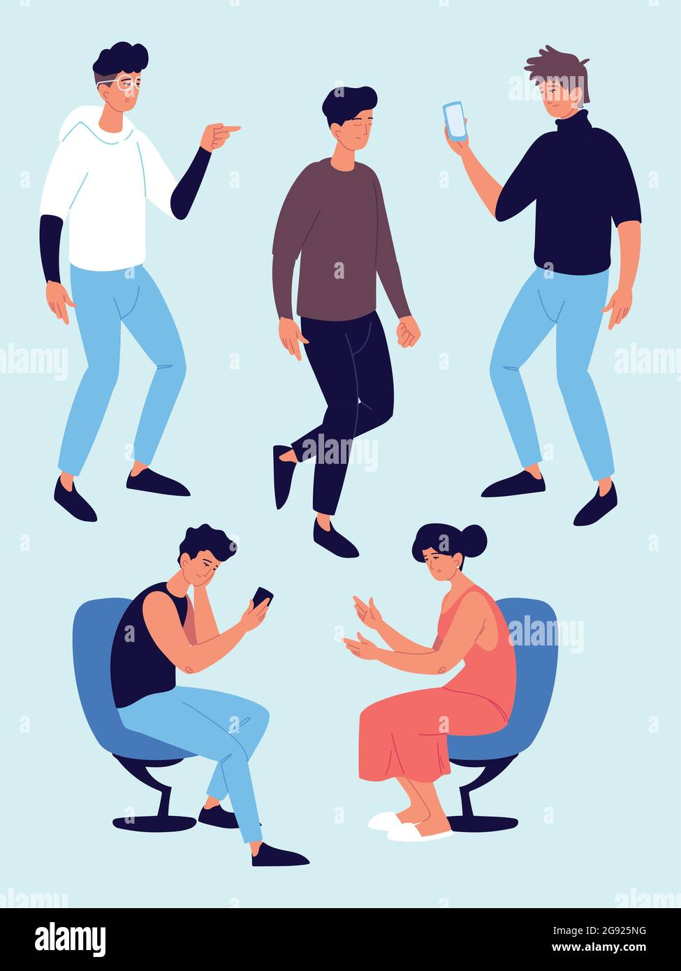 Indifferent indifference Stock Vector Images - Alamy