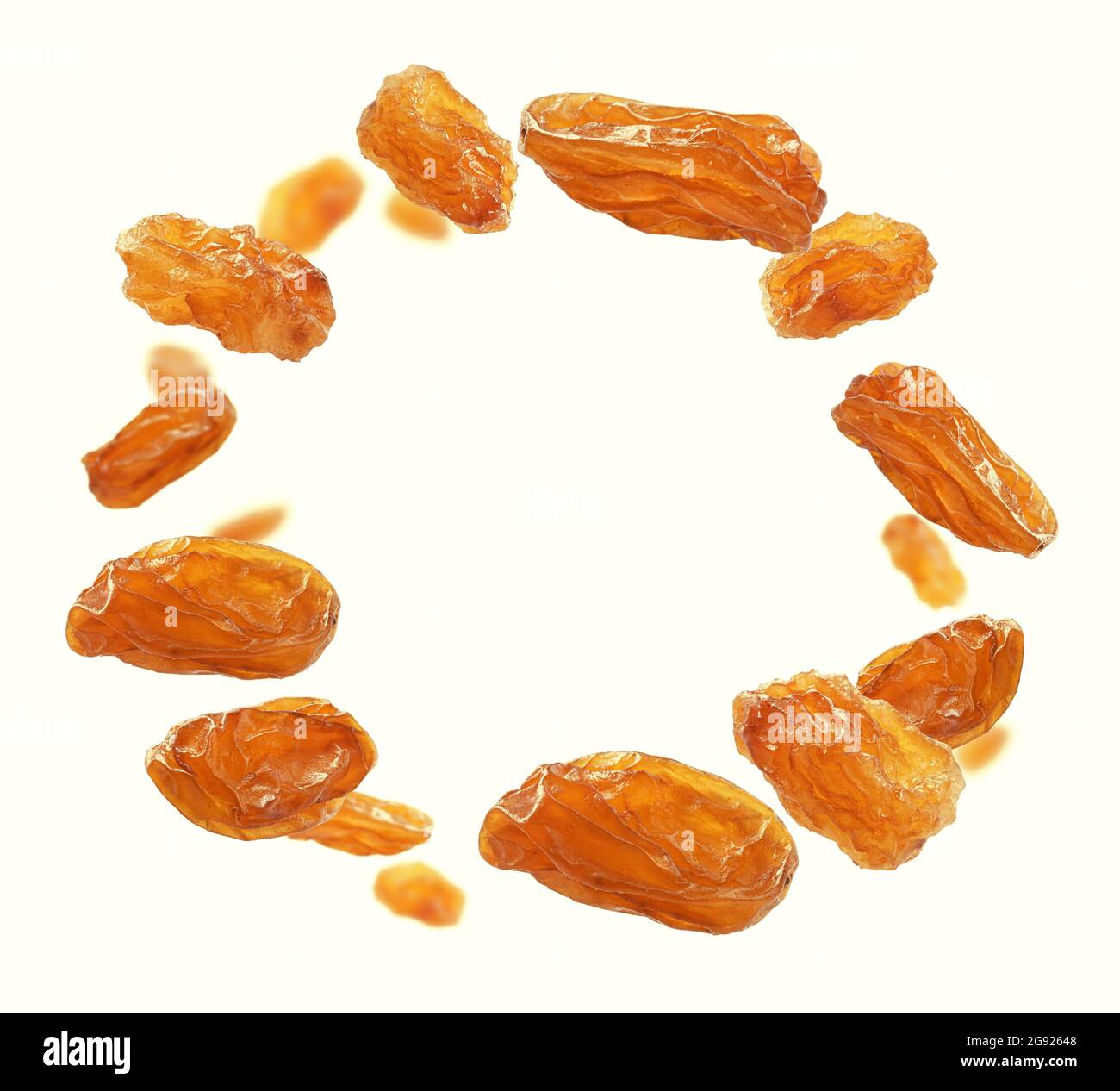 Light grapes levitate on a white background Stock Photo - Alamy