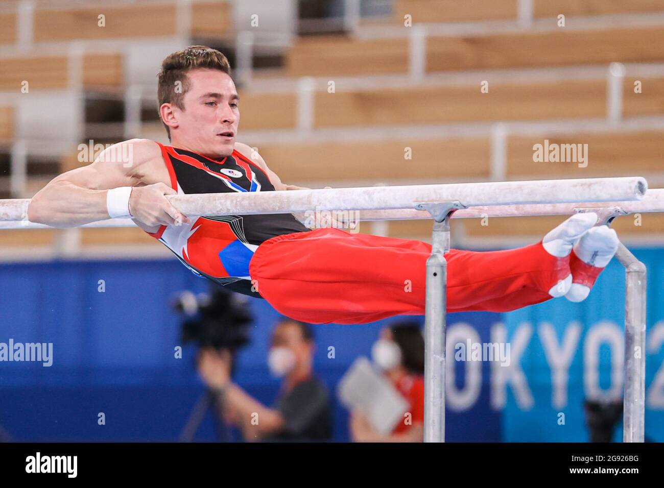 Tokyo, Japan. 24th July, 2021. TOKYO, JAPAN - JULY 24: David Belyavskiy ...