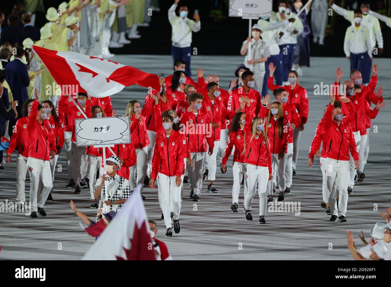Canada Delegation (CAN), JULY 23, 2021 : Tokyo 2020 Olympic Games ...