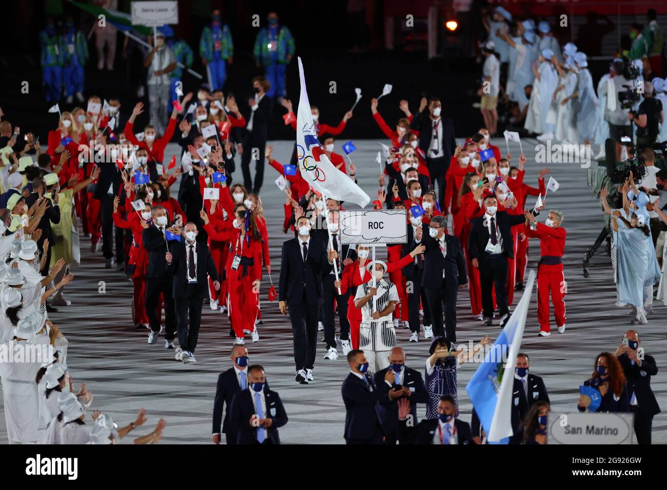 Russia tokyo 2020 opening ceremony hi-res stock photography and images ...