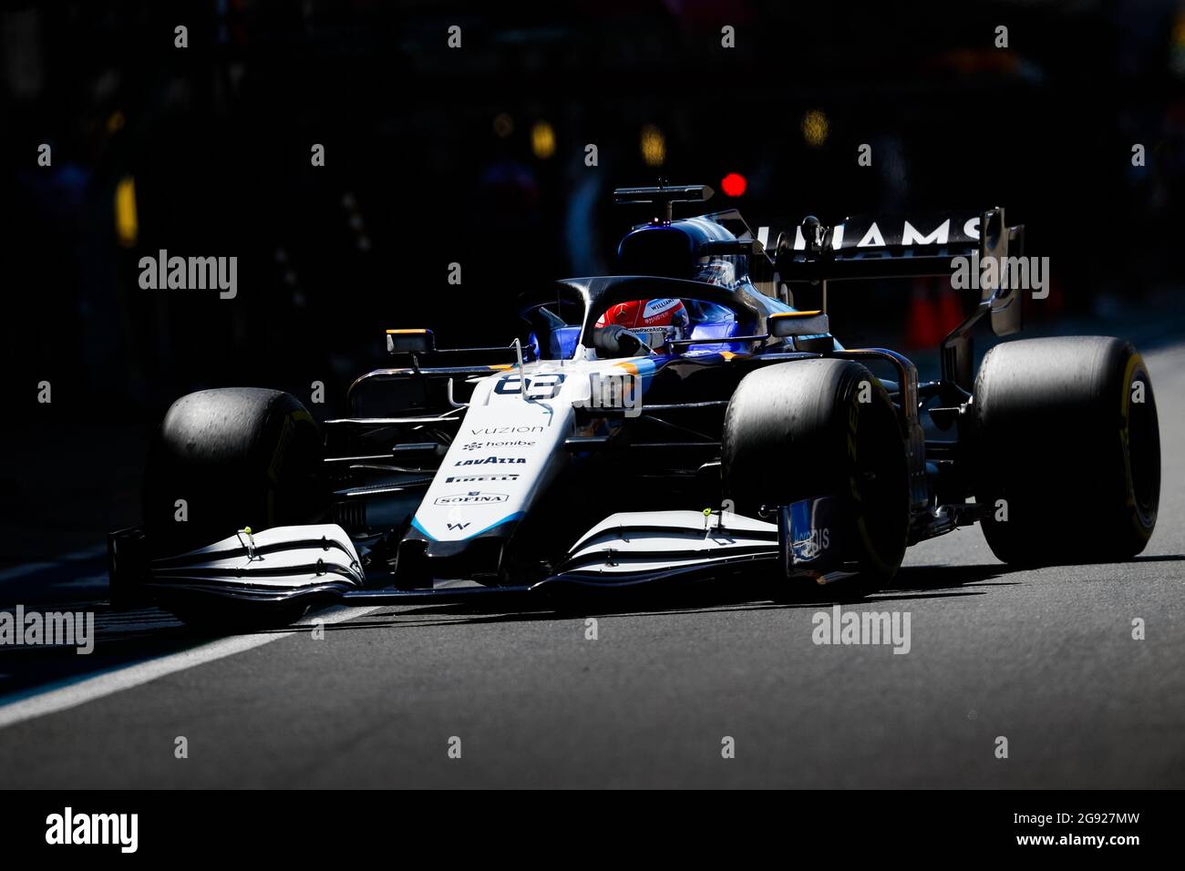 63 RUSSELL George (gbr), Williams Racing F1 FW43B, action during the ...