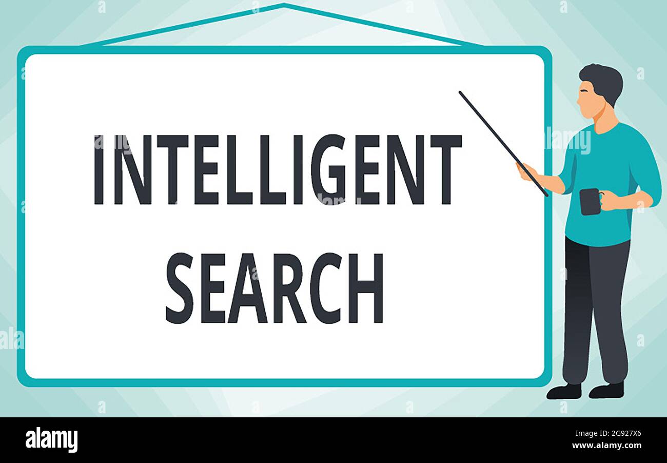 Inspiration showing sign Intelligent Search. Business approach new ...