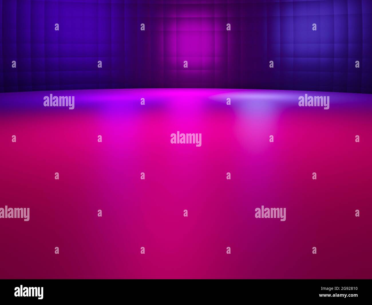 Purple scene illuminated Purple spotlight on the stage Stock Photo - Alamy