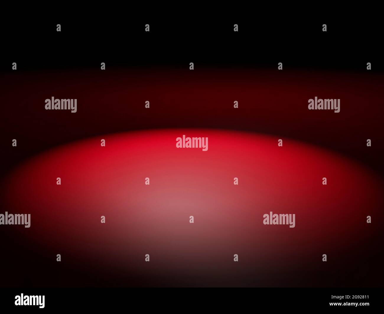 Abstract round red spot light background ,Stage backdrop . 3D rendering ...