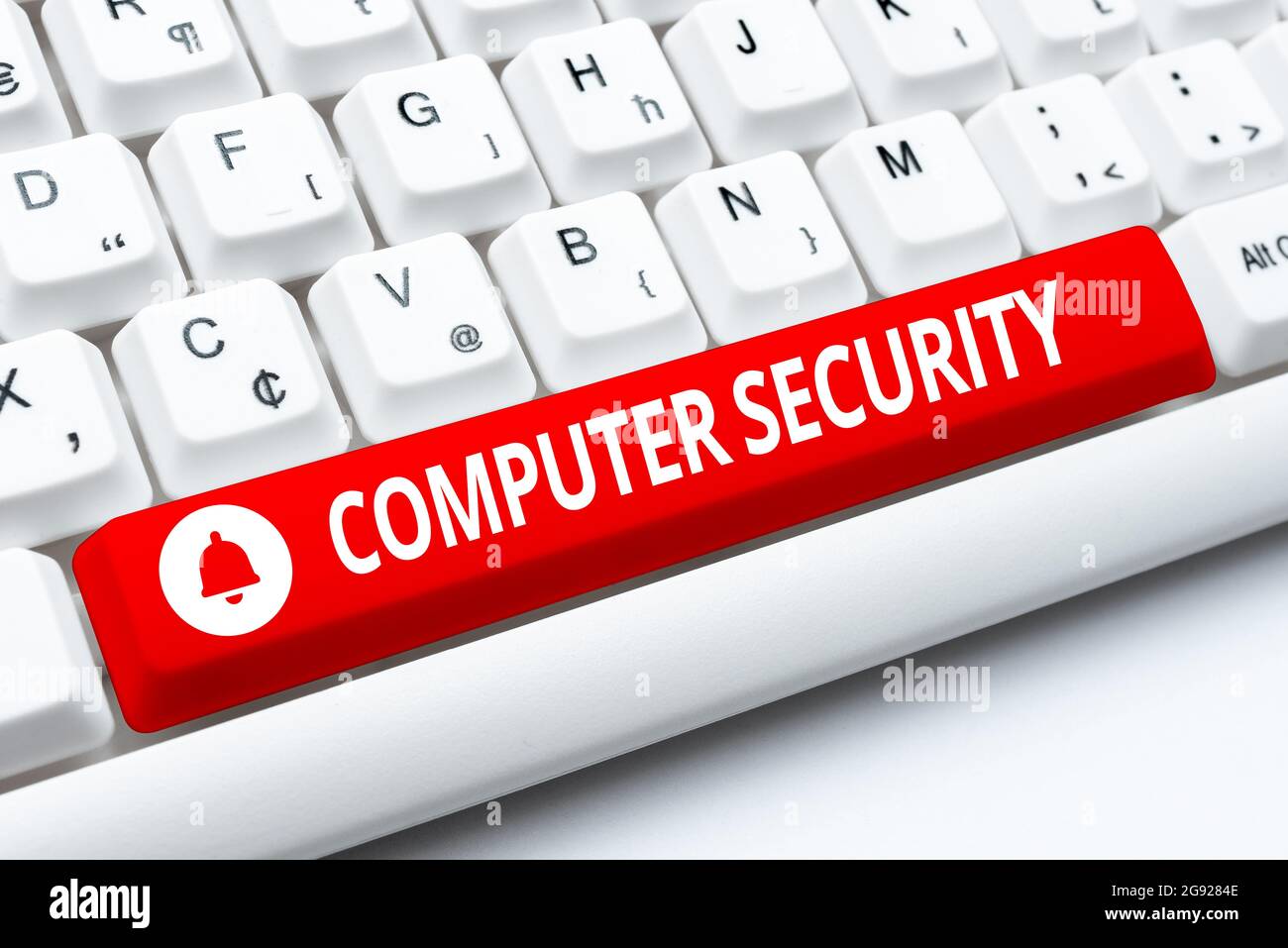 Text showing inspiration Computer Security. Business idea protection of ...