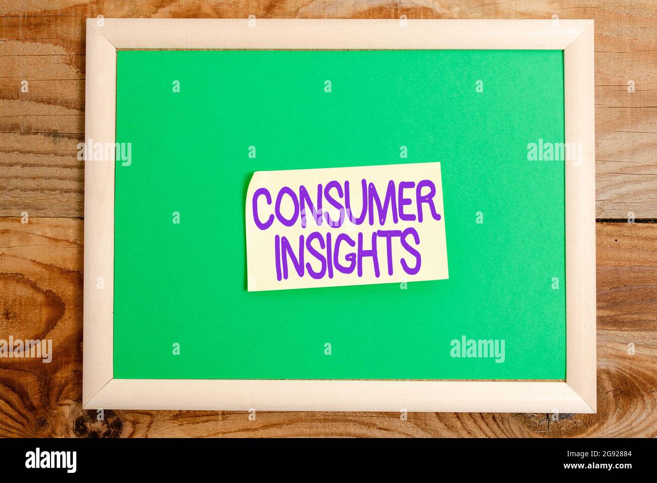 Sign displaying Consumer Insights. Business overview understanding ...