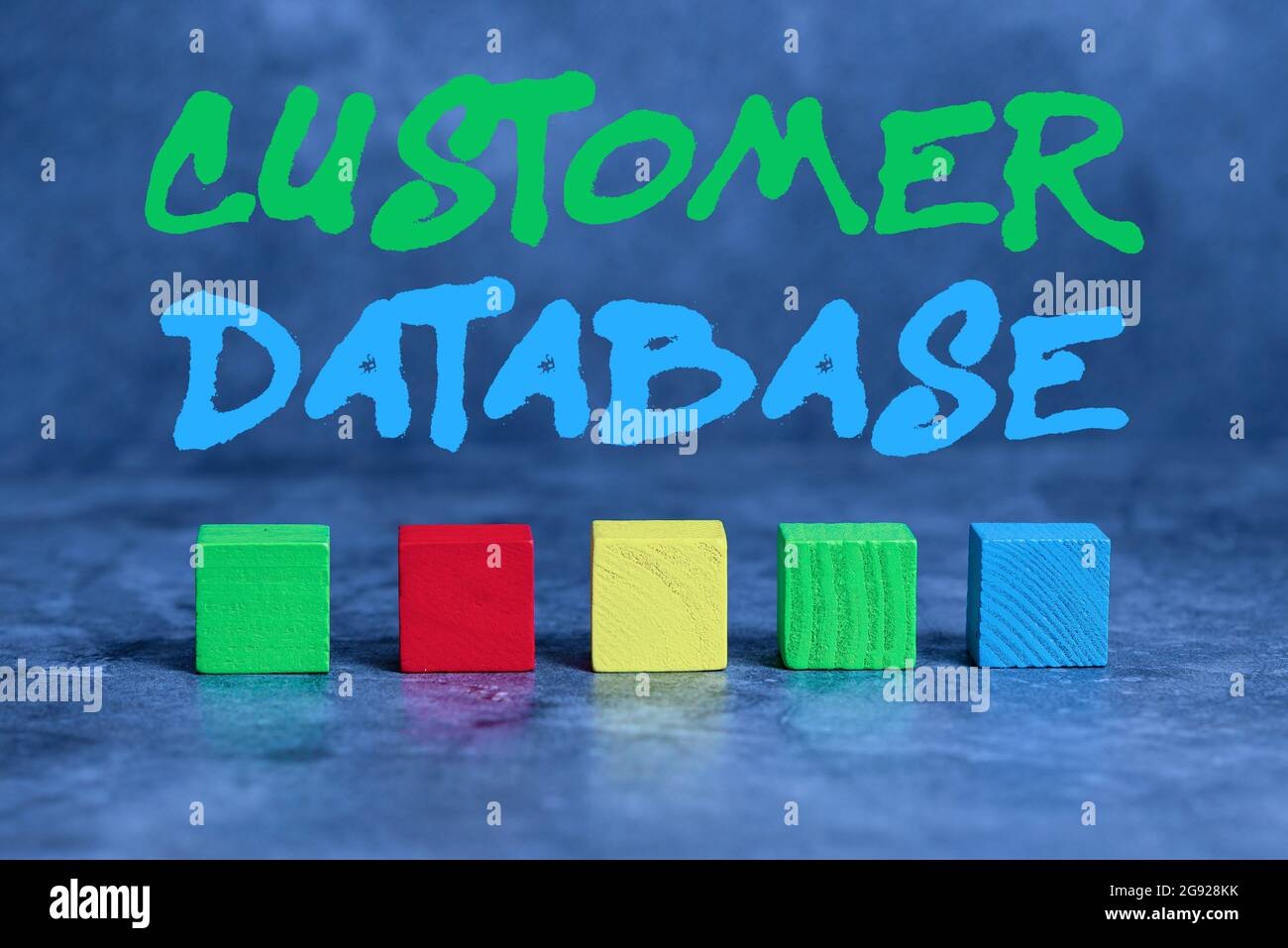Text sign showing Customer Database. Concept meaning uptodate on ...