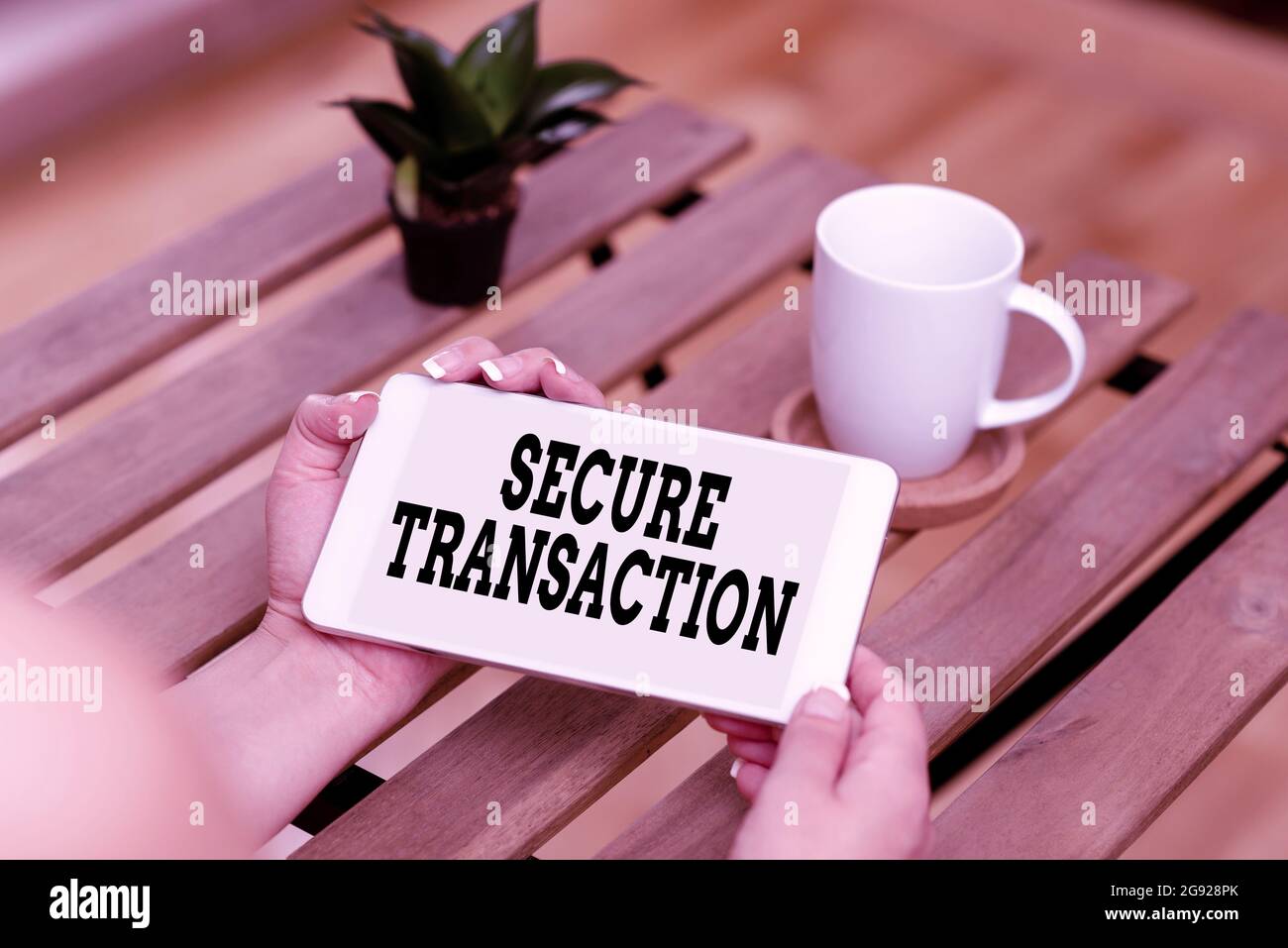 Inspiration showing sign Secure Transaction. Business concept a ...