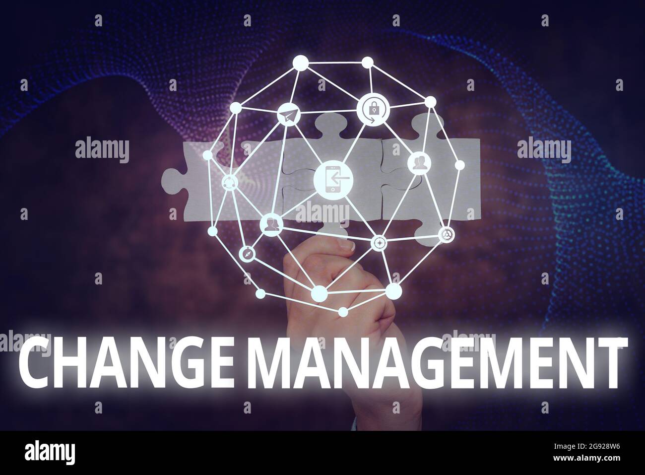 Inspiration showing sign Change Management. Business showcase ...