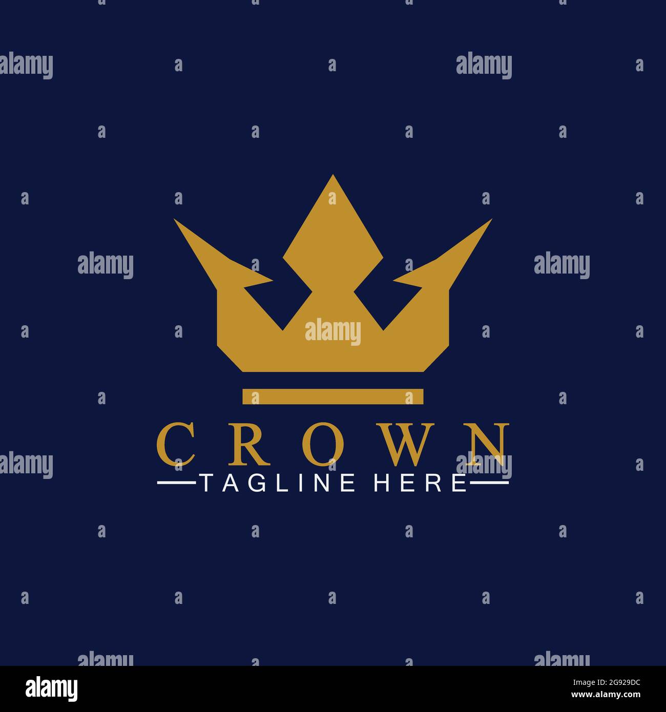 Crown Logo Template vector illustration Stock Vector Image & Art - Alamy