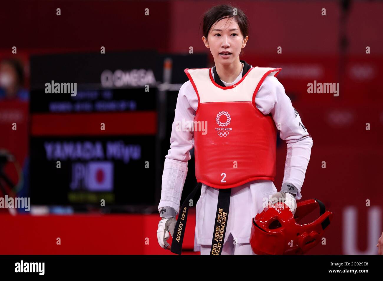 Chiba, Japan. 24th July, 2021. Miyu Yamada (JPN) Taekwondo : Women's ...