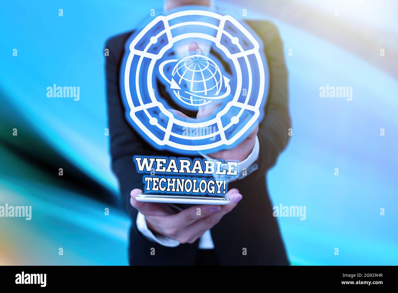 Hand writing sign Wearable Technology. Business idea electronic devices ...