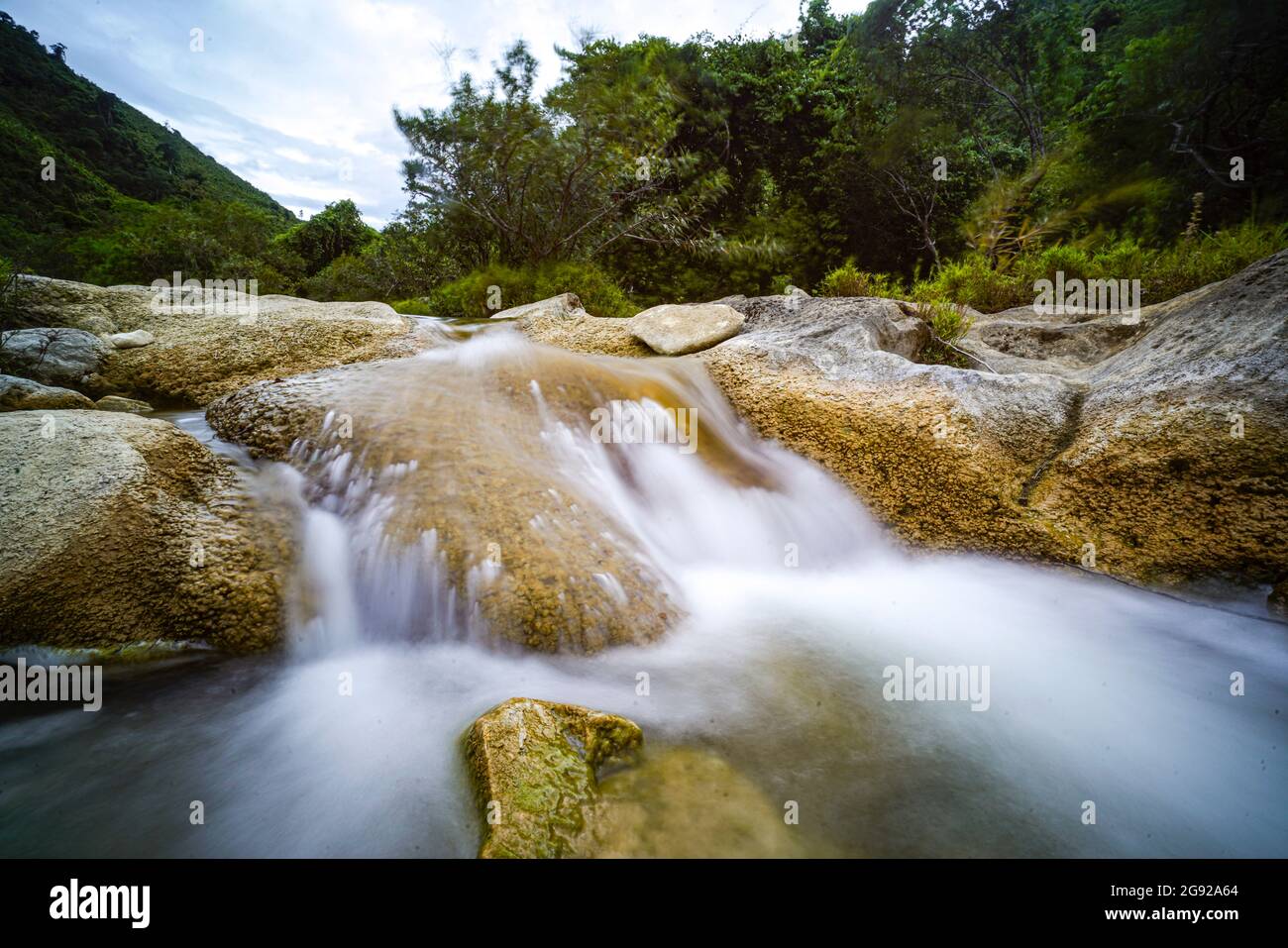 Nice stream in Quang Binh province central Vietnam Stock Photo - Alamy