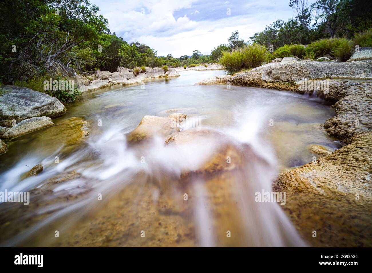 Nice stream in Quang Binh province central Vietnam Stock Photo - Alamy