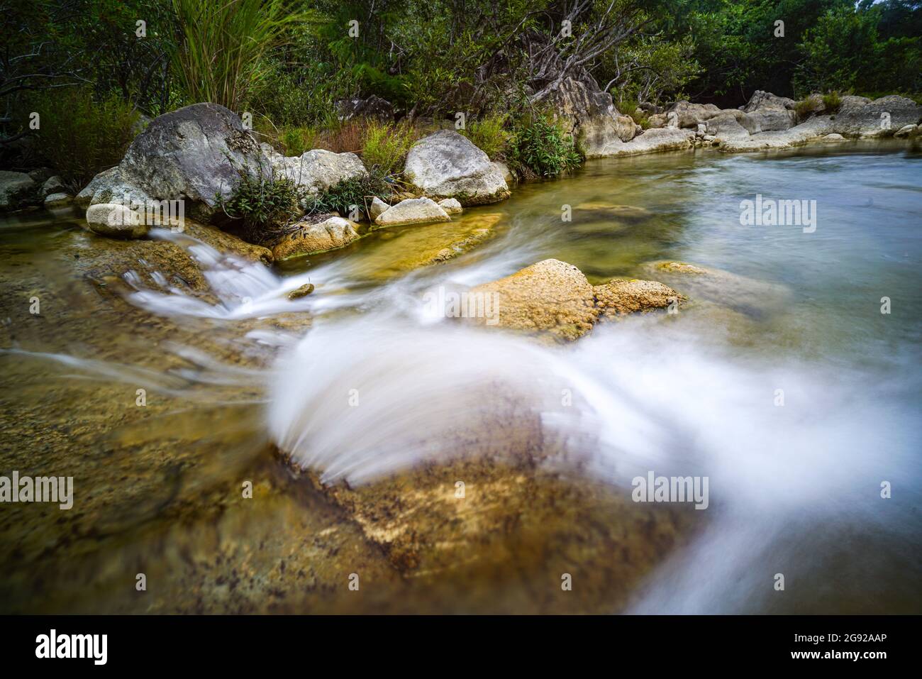 Nice stream in Quang Binh province central Vietnam Stock Photo - Alamy