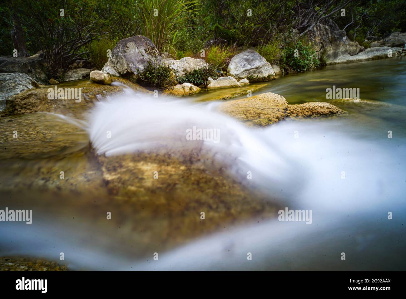 Nice stream in Quang Binh province central Vietnam Stock Photo - Alamy