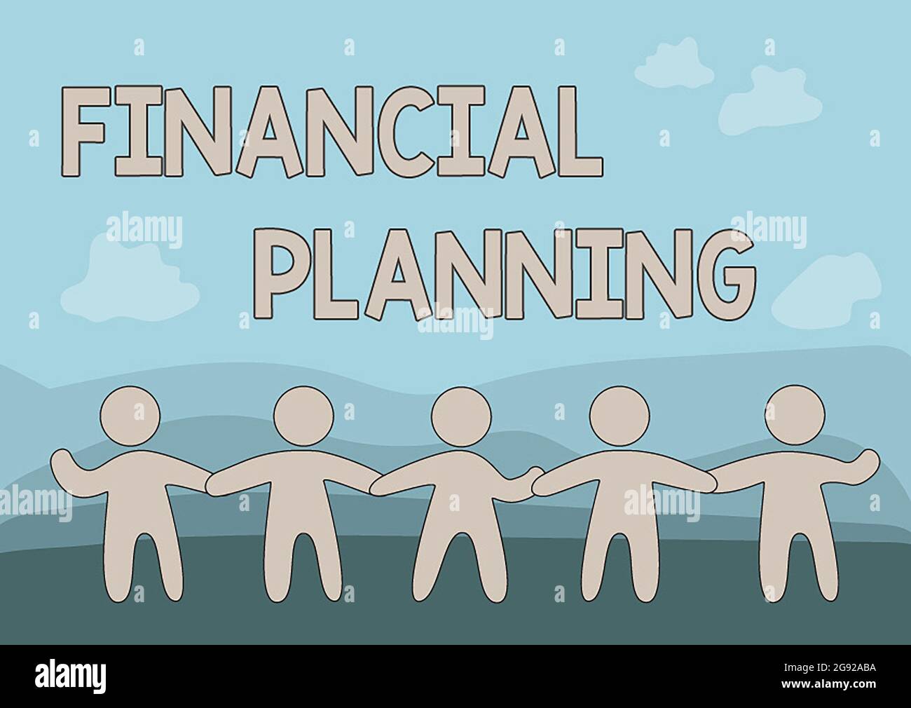 Sign displaying Financial Planning, Conceptual photo determining how a ...