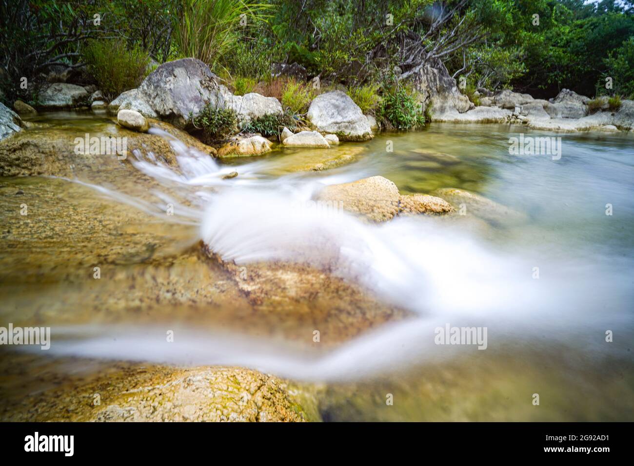Nice stream in Quang Binh province central Vietnam Stock Photo - Alamy