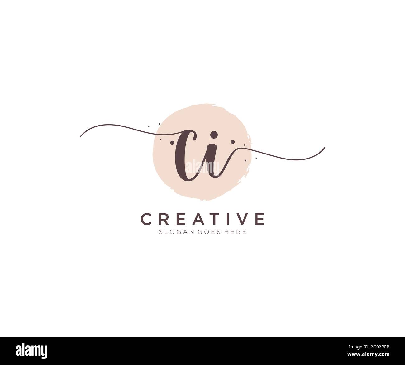 Ci signature Stock Vector Images - Alamy