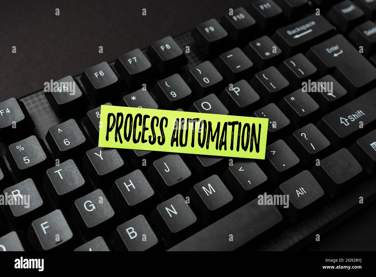 Conceptual Display Process Automation Business Concept The Use Of Digital Technology To Perform