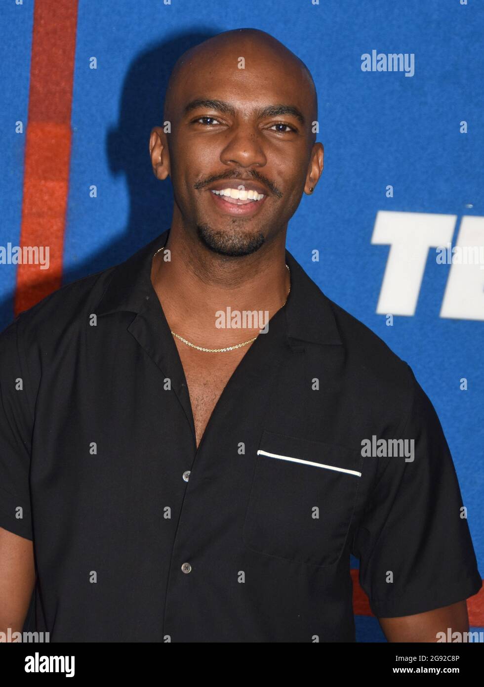 West Hollywood, California, USA 15th July 2021 Actor Carlis Shane Clark ...