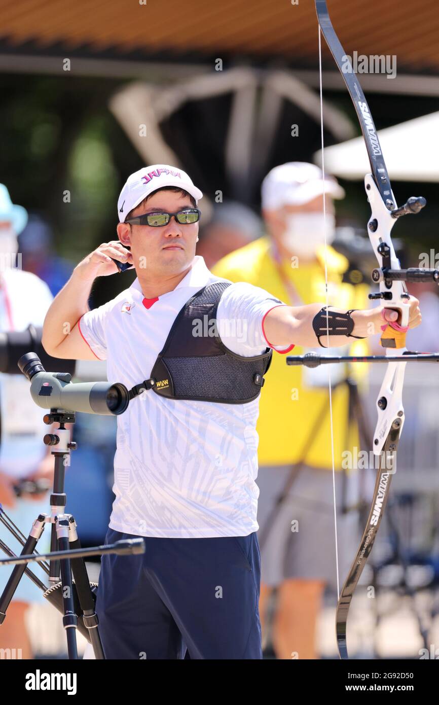 Tokyo, Japan. 23rd July, 2021. Takaharu Furukawa (JPN) Archery : Men's ...