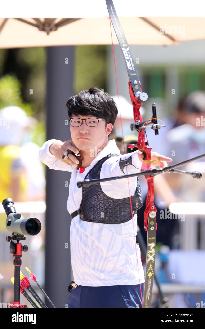 Tokyo, Japan. 23rd July, 2021. Hiroki Muto (JPN) Archery : Men's ...