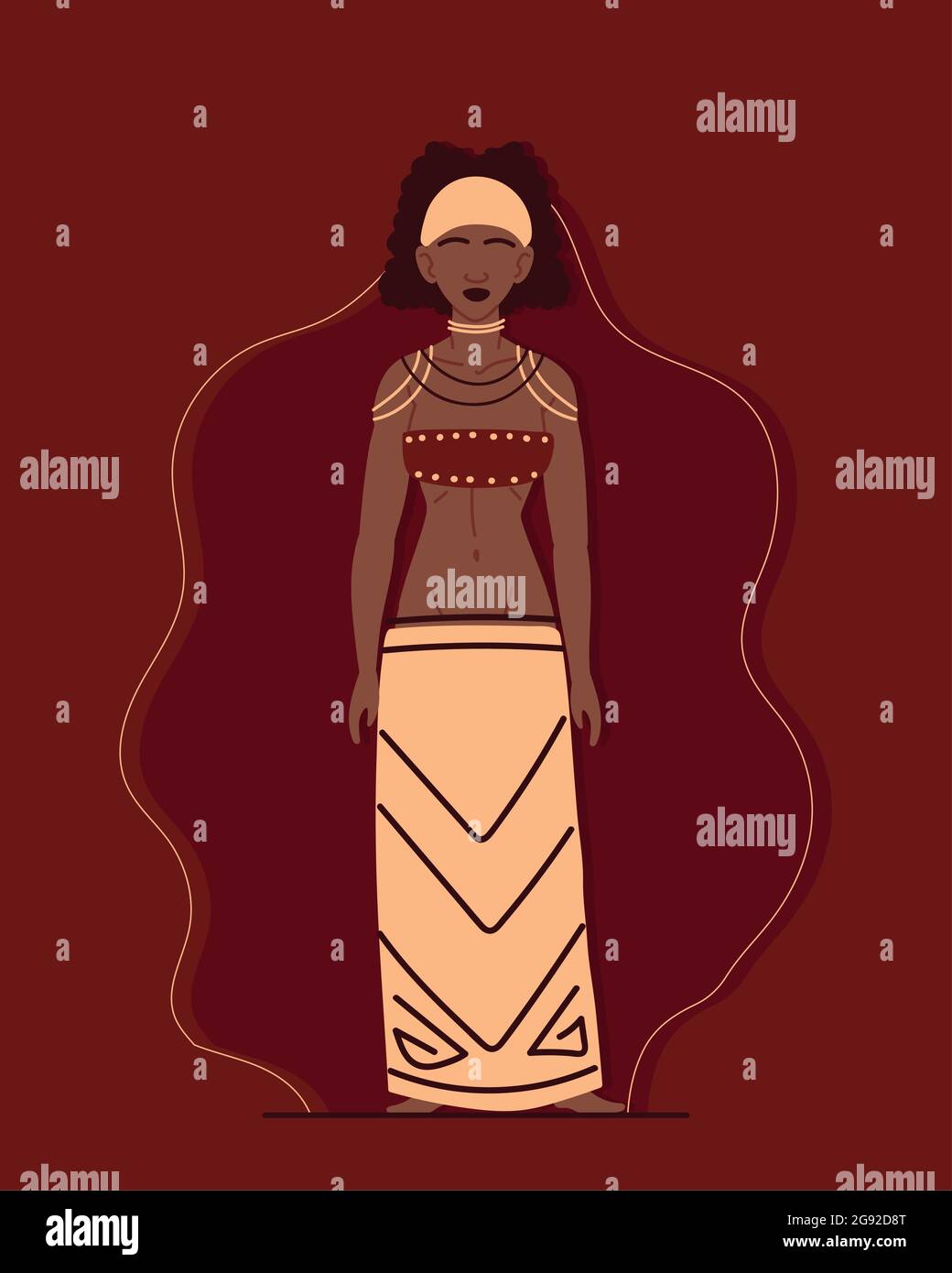 Native aboriginal female Stock Vector Images - Alamy