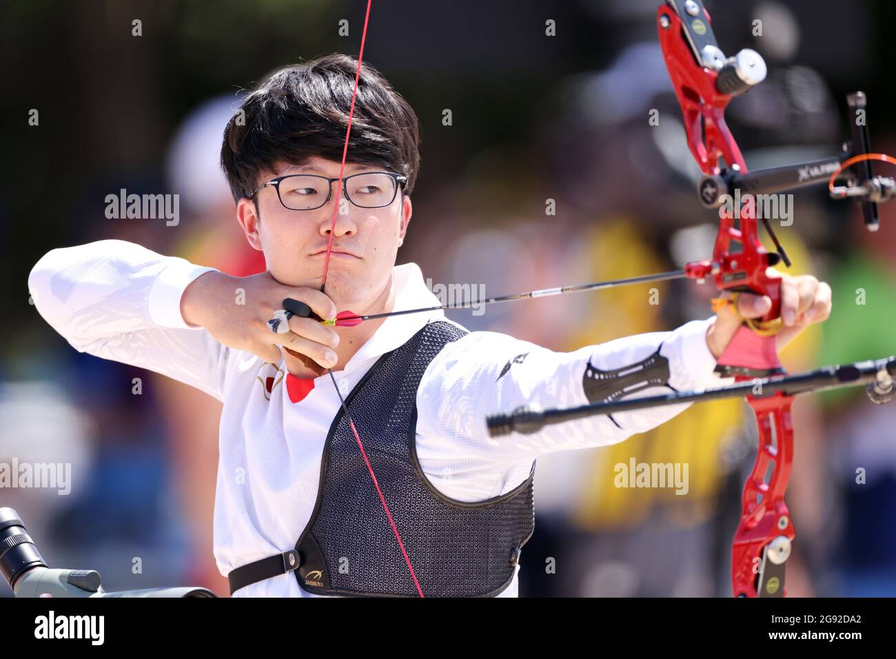 Tokyo, Japan. 23rd July, 2021. Hiroki Muto (JPN) Archery : Men's ...