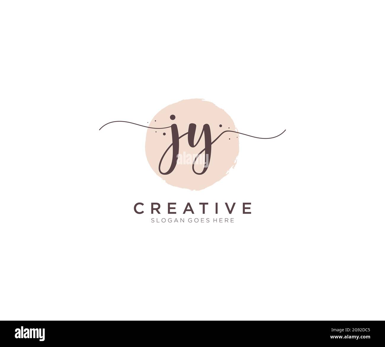 Jy initials logo Stock Vector Images - Alamy