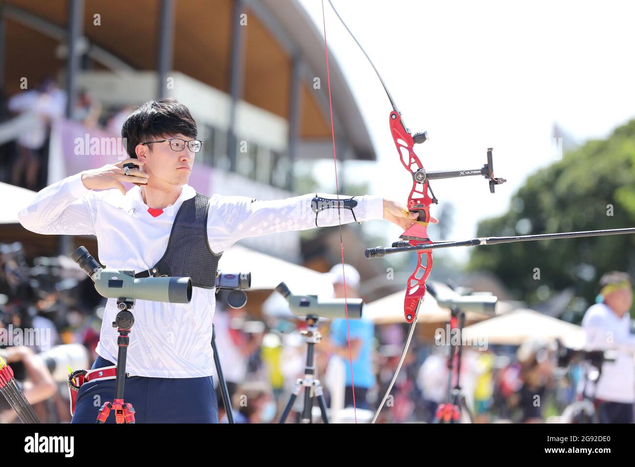 Tokyo, Japan. 23rd July, 2021. Hiroki Muto (JPN) Archery : Men's ...