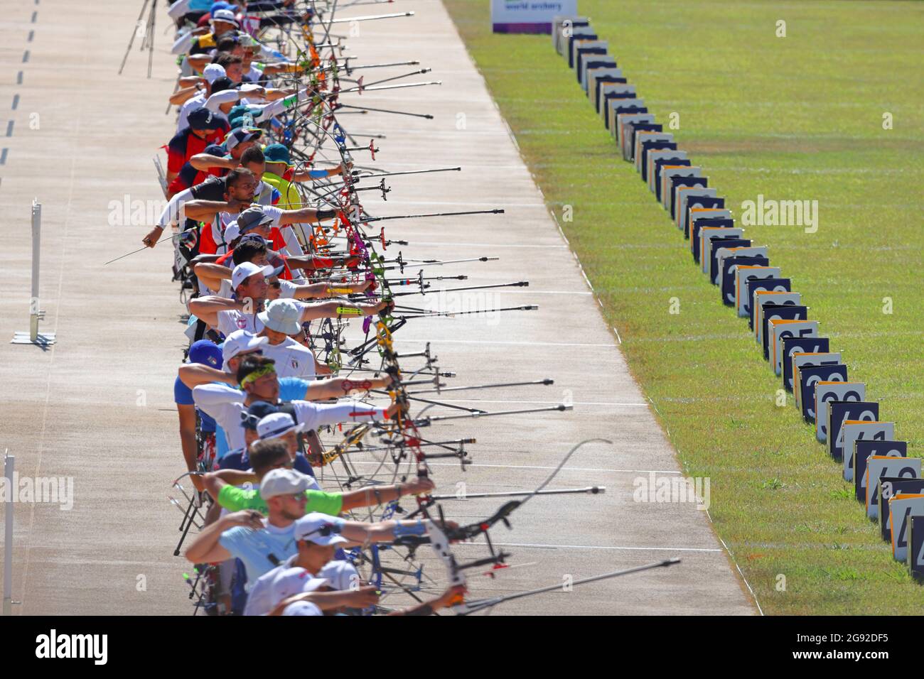 Tokyo, Japan. 23rd July, 2021. General view Archery : Men's Individual ...