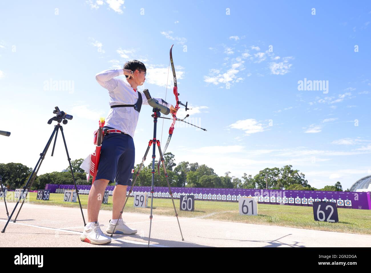 Tokyo, Japan. 23rd July, 2021. Hiroki Muto (JPN) Archery : Men's ...