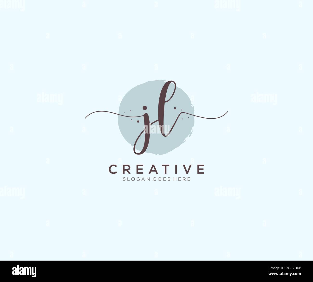JL Feminine logo beauty monogram and elegant logo design, handwriting ...