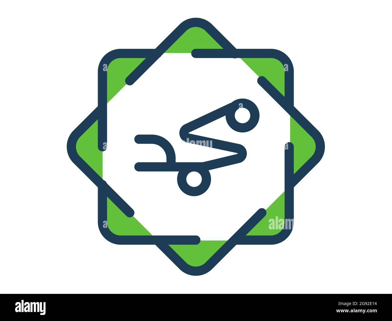 muhammad prophet islam word single isolated icon with dash or dashed ...