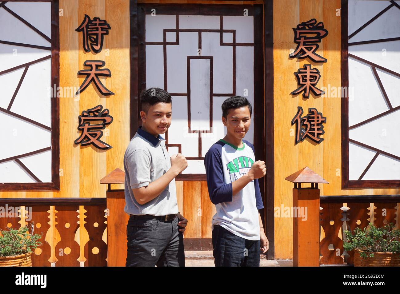 The beautiful Muslim woman is spending a holiday on Korea fantasy, East ...