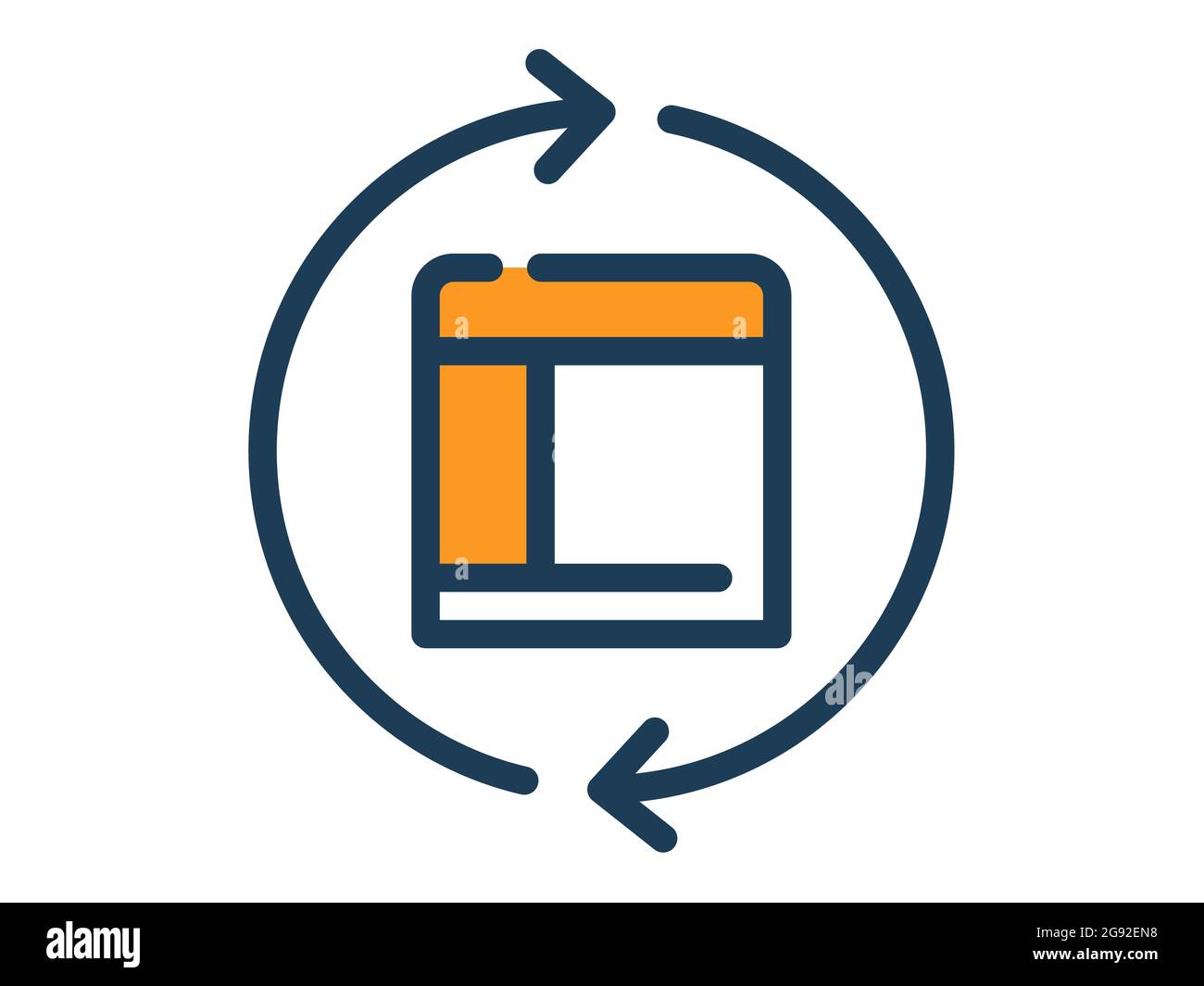 monotheism single isolated icon with dash or dashed line style vector illustration Stock Photo ...