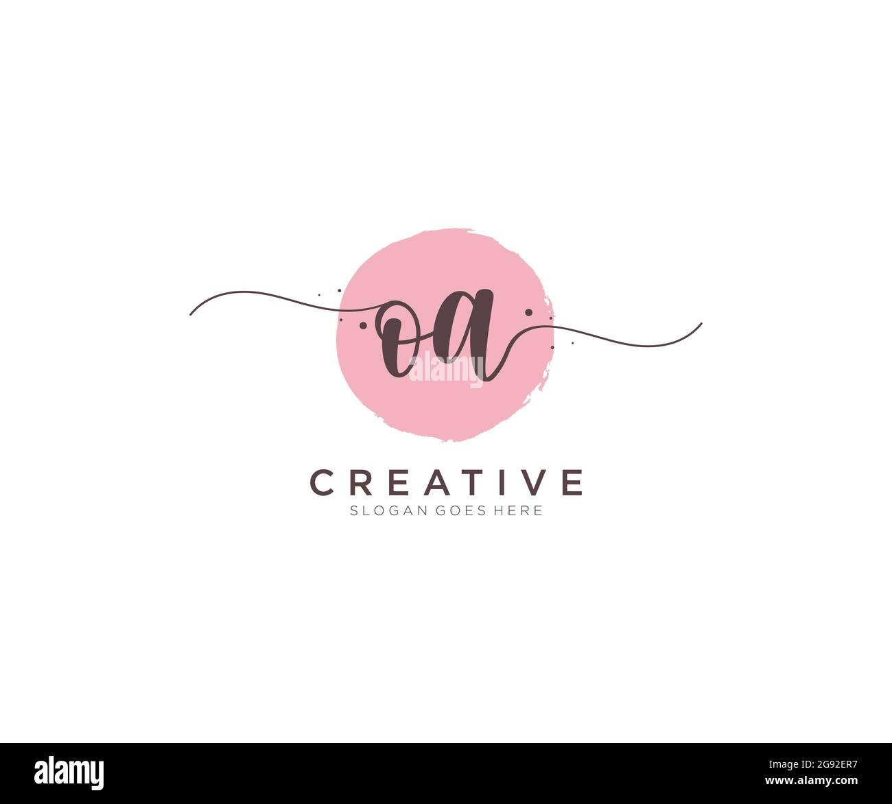 Oa logo design hi-res stock photography and images - Alamy