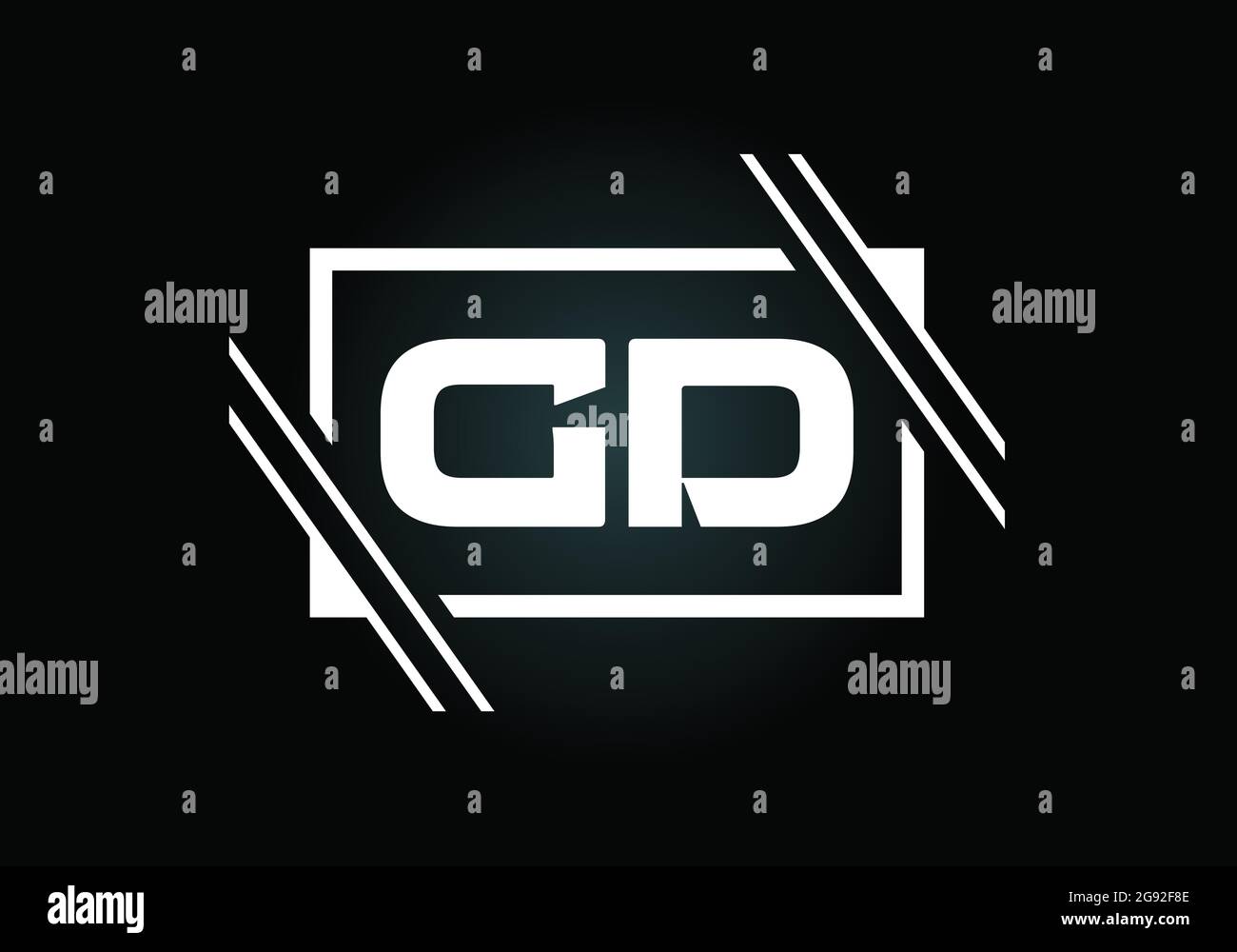 Initial GD Letter Logo With Creative Modern Business Typography Vector ...