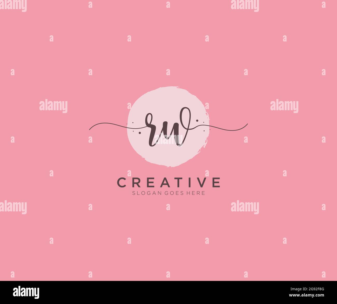 Rw fashion logo hi-res stock photography and images - Alamy