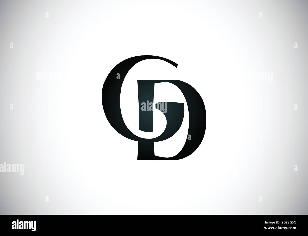 Initial GD Letter Logo With Creative Modern Business Typography Vector ...